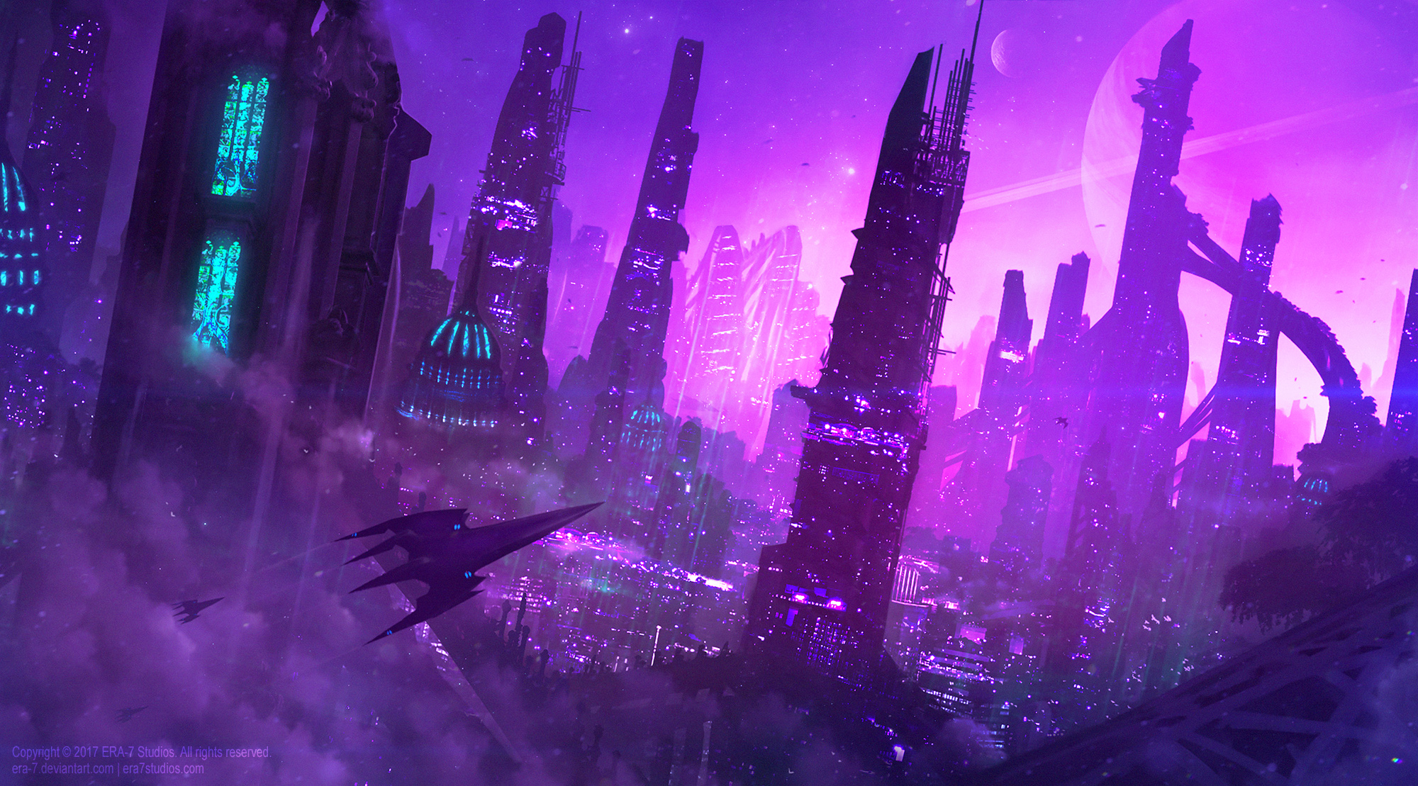 1366x768 Aliens City 1366x768 Resolution HD 4k Wallpapers, Images ...