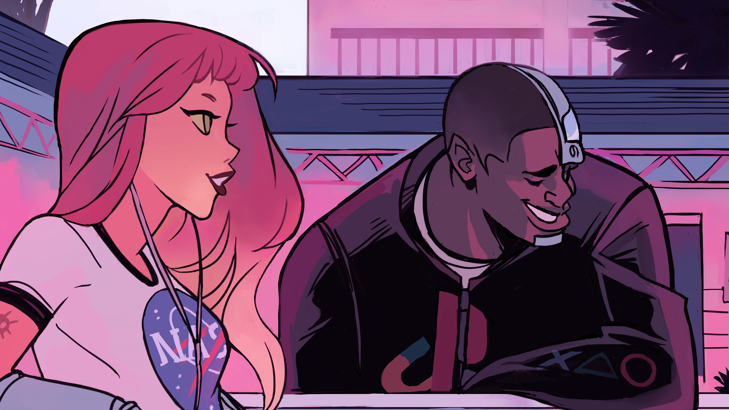 2048x1152 Cyborg Starfire Fan Art 2048x1152 Resolution HD 4k Wallpapers ...