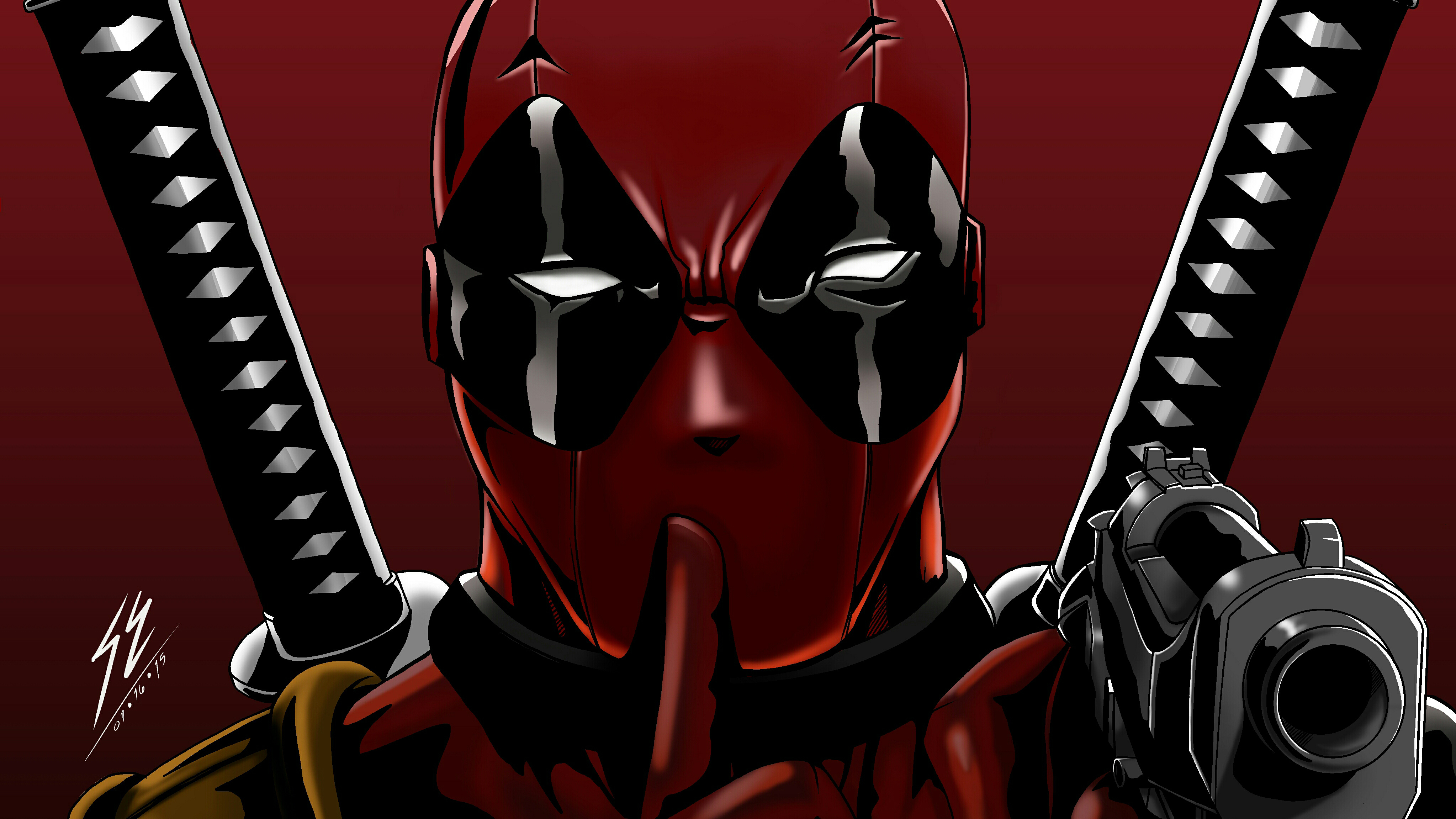 2560x1080 Deadpool Digital Arts 2560x1080 Resolution HD 4k Wallpapers ...