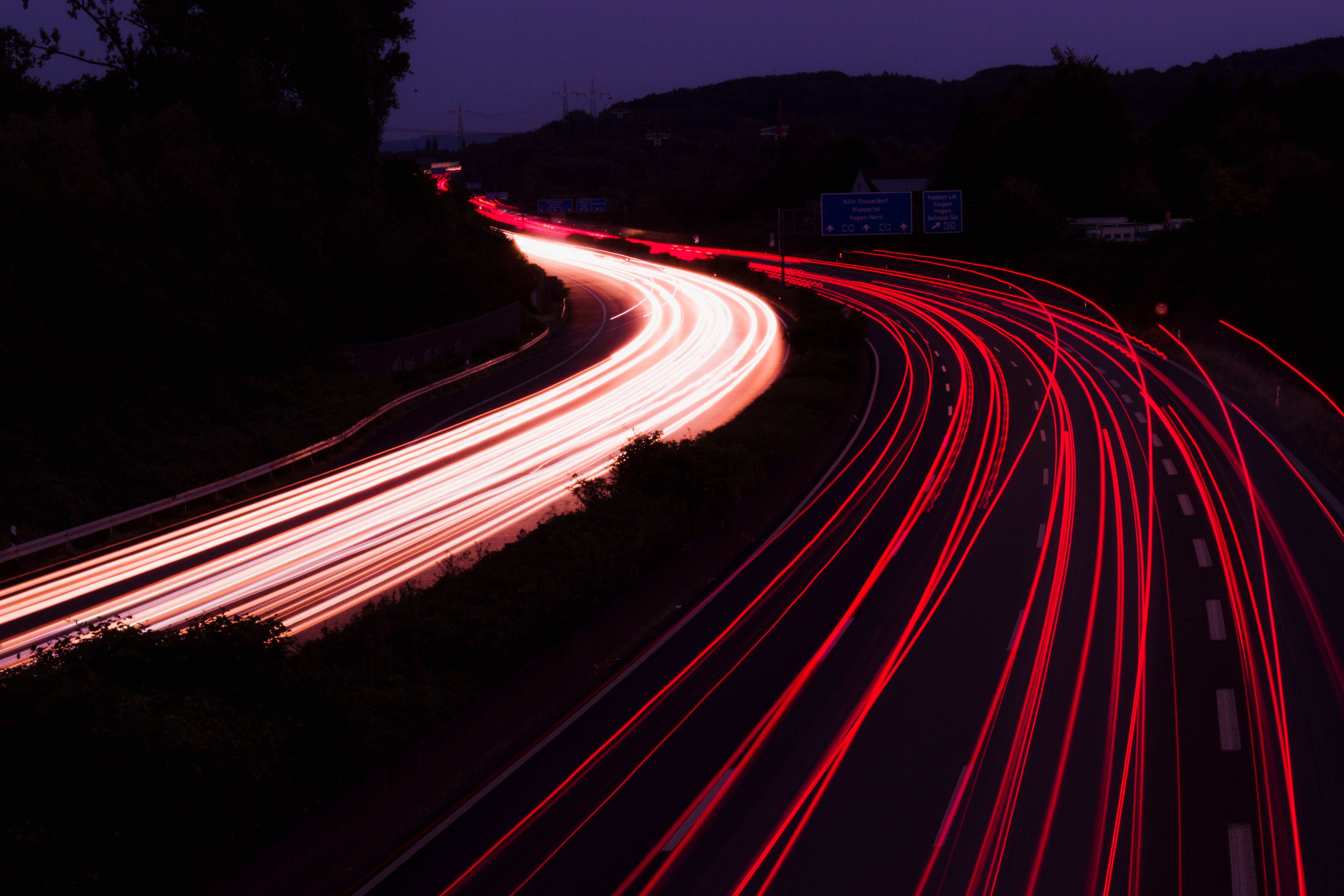 Highway Light Trails Photography 5k, HD Photography, 4k Wallpapers ...