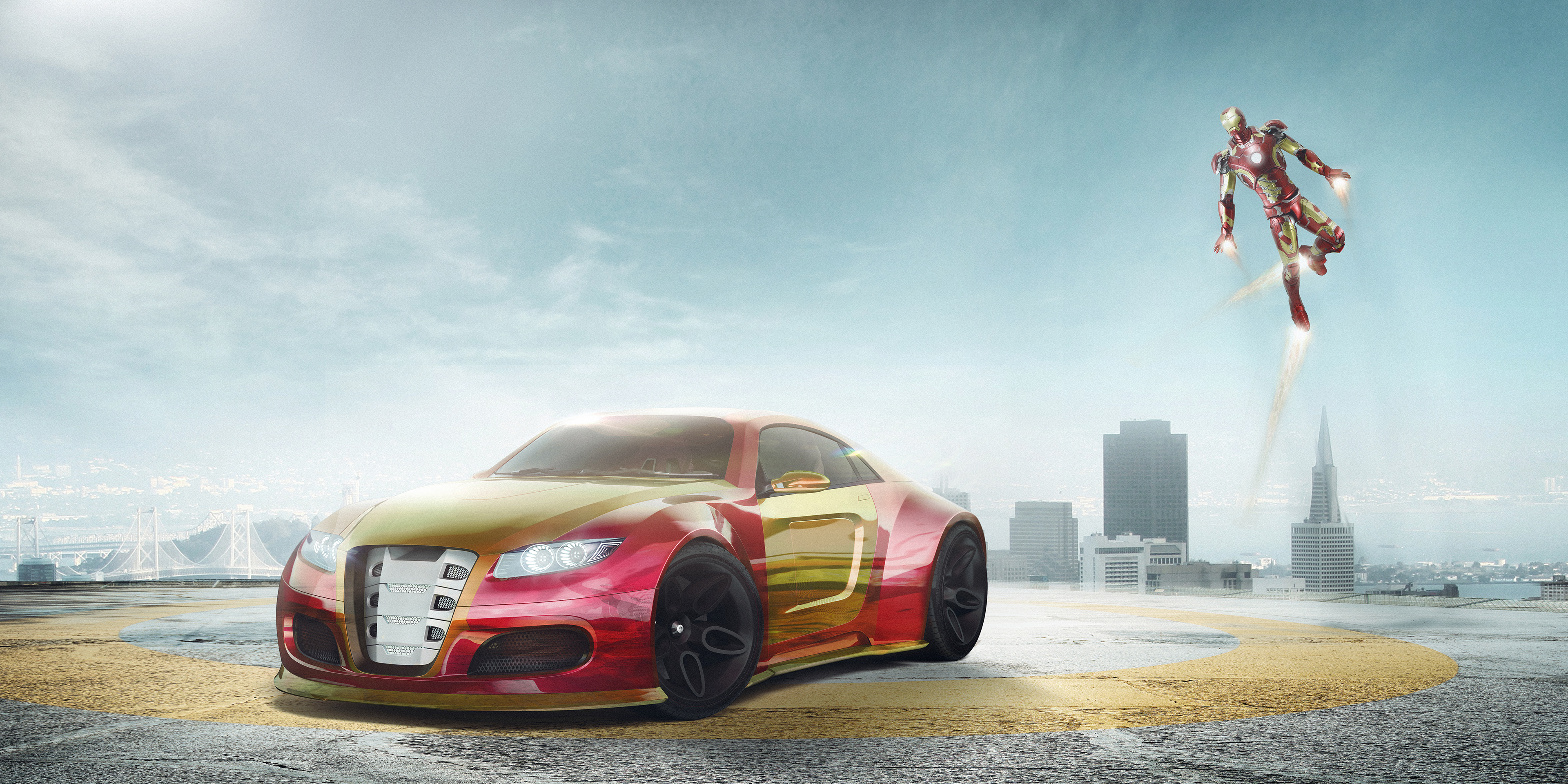 Iron Man Car 4k Artwork, HD Superheroes, 4k Wallpapers, Images ...