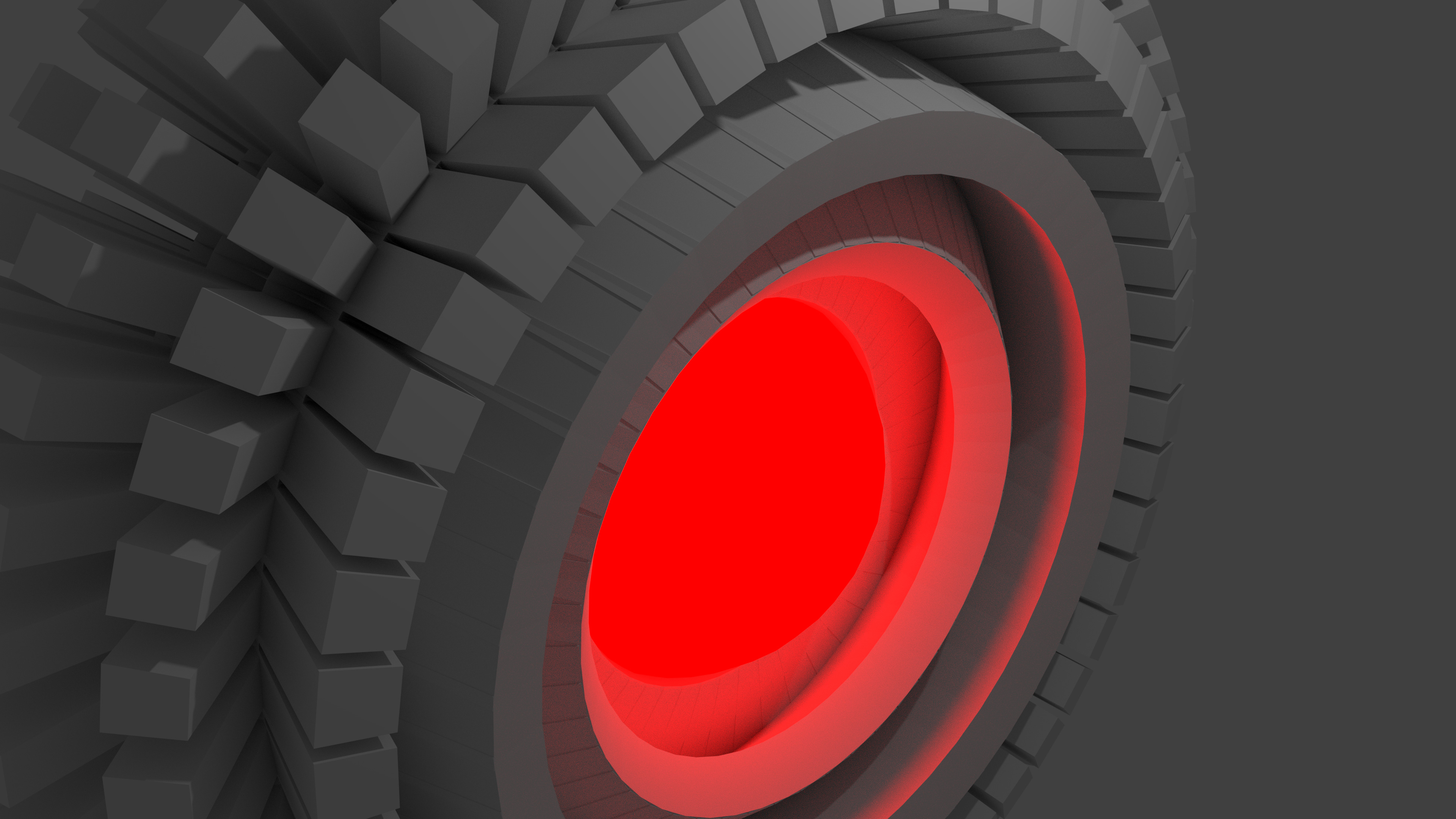 Red Abstract Blender 4k, HD Abstract, 4k Wallpapers, Images ...