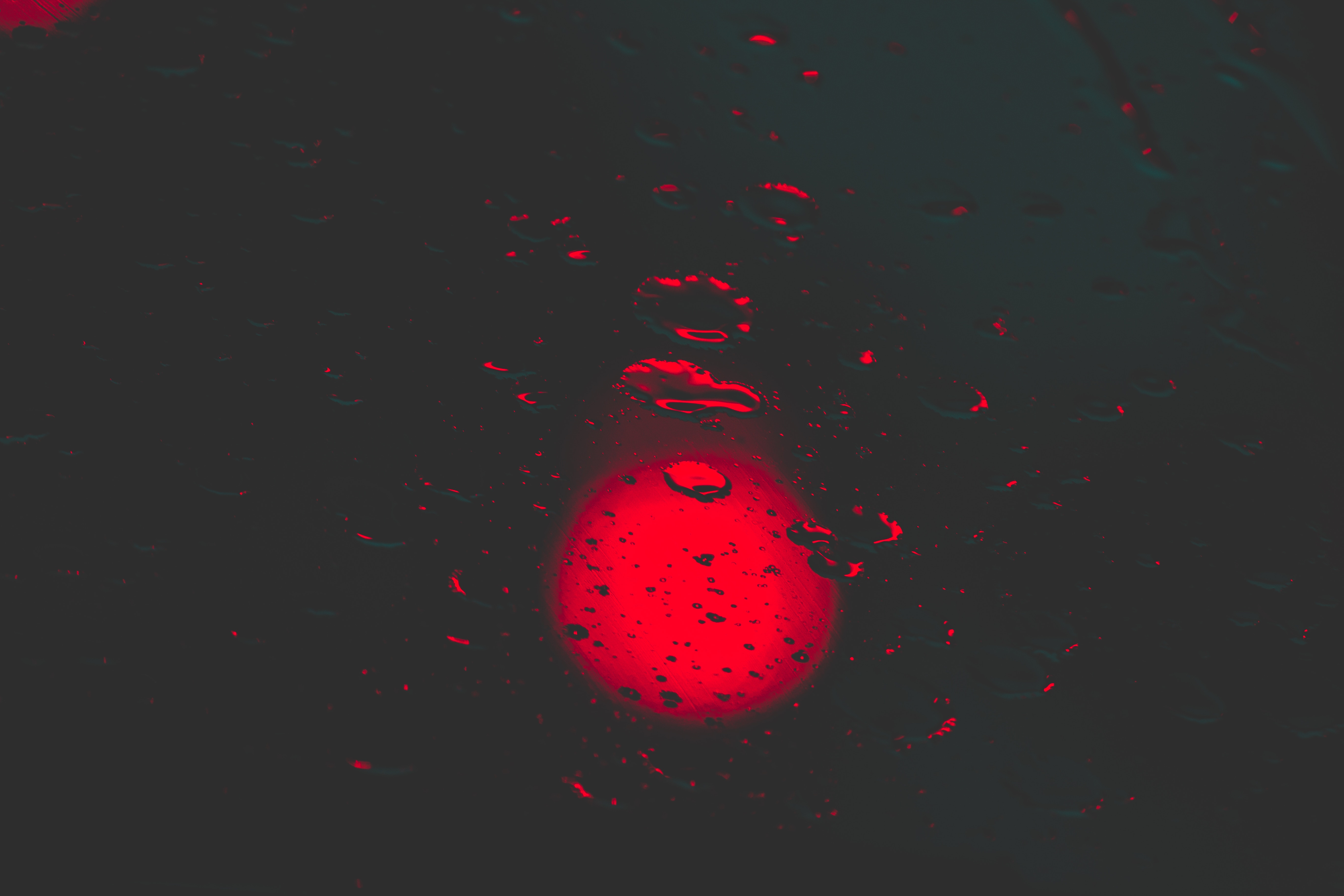 Red Lights Bokeh Circle Reflection Dark Background 5k, HD Photography ...