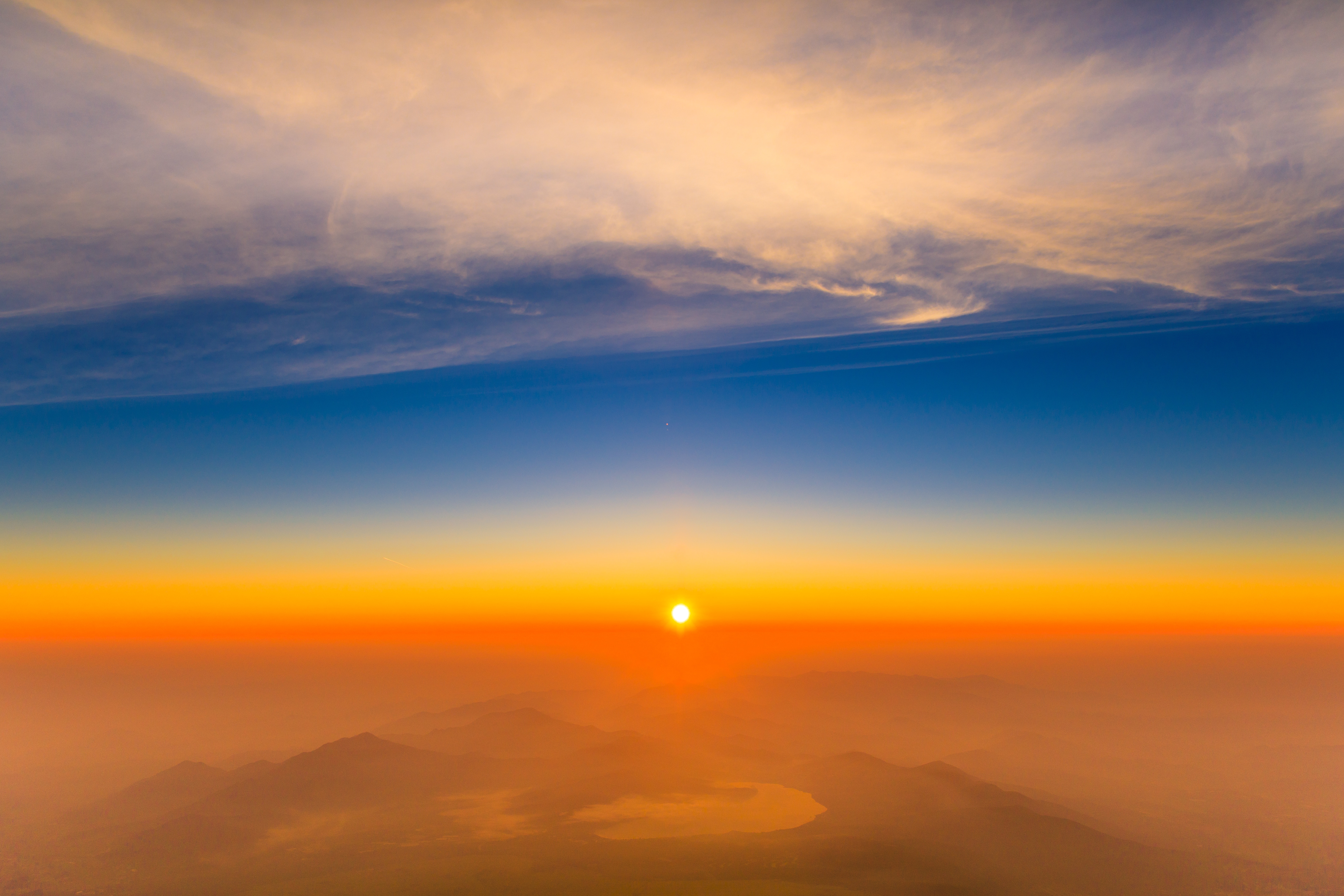 Sunset View From The Top Of Mountain 5k, HD Nature, 4k Wallpapers ...