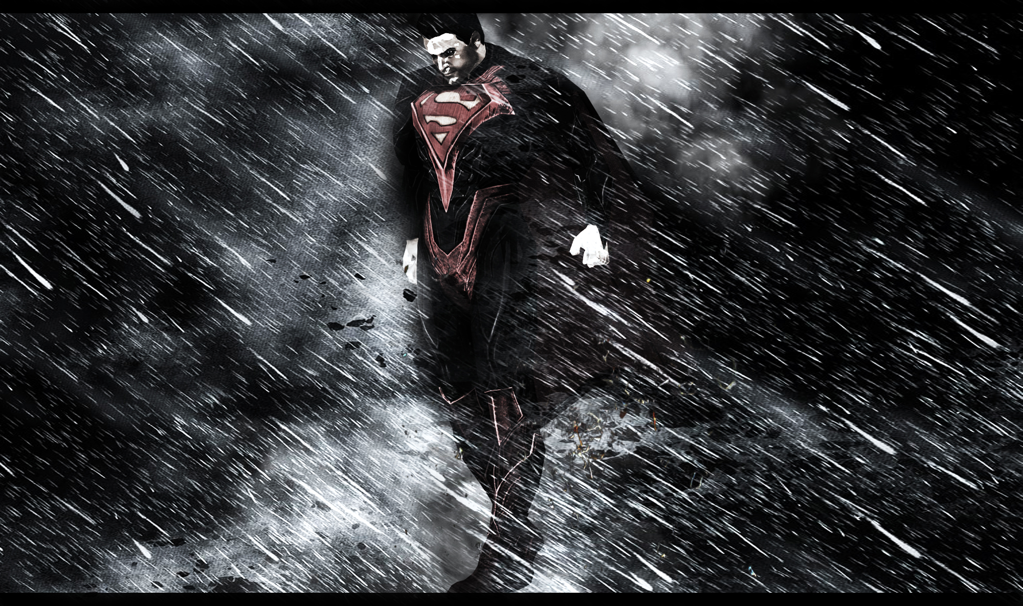 Superman Through Rain And Storm, HD Superheroes, 4k Wallpapers, Images ...