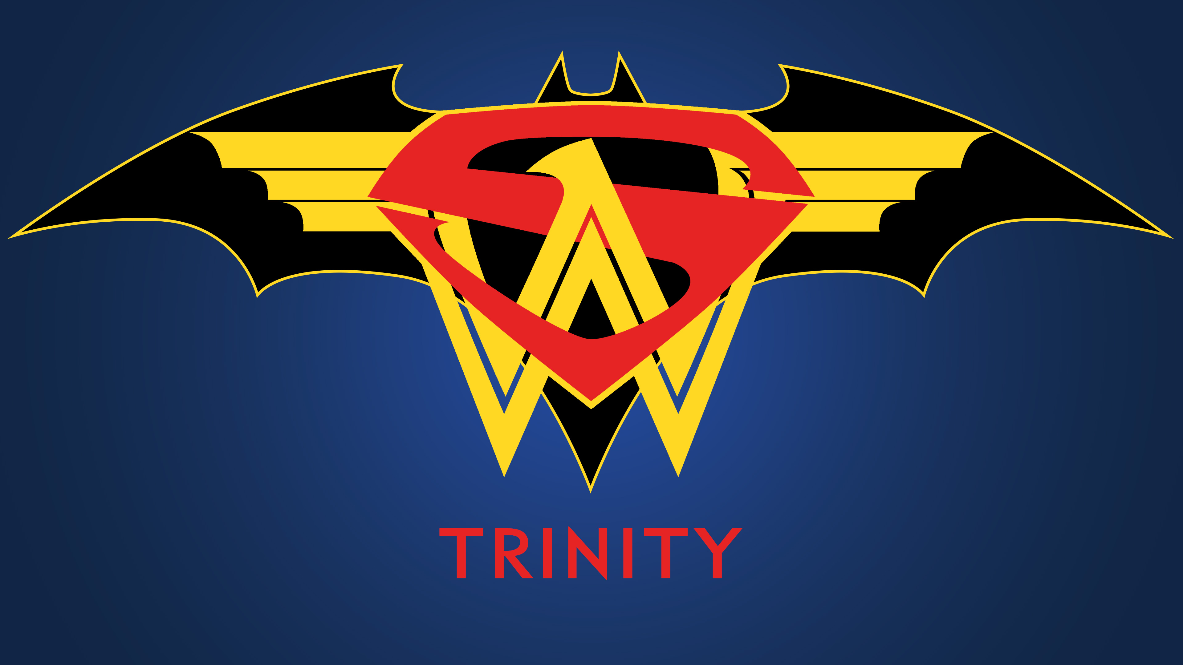 The Trinity Logo 4k, HD Superheroes, 4k Wallpapers, Images, Backgrounds ...